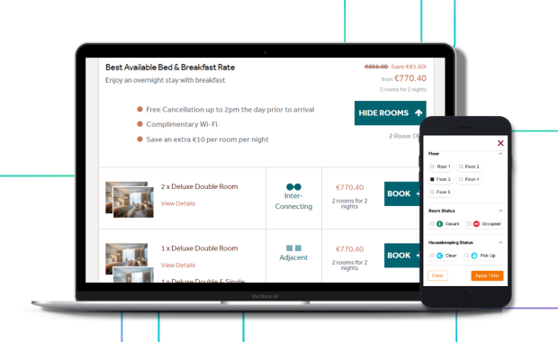 Manage Family & Group Online Bookings with Guaranteed Interconnected Rooms